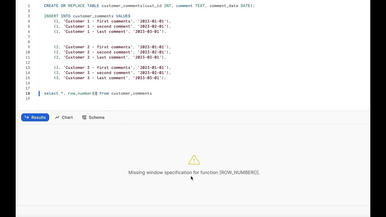 SQL - How do I get the last row for a given attribute? SQL Window Functions, Row_Number, Qualify ...