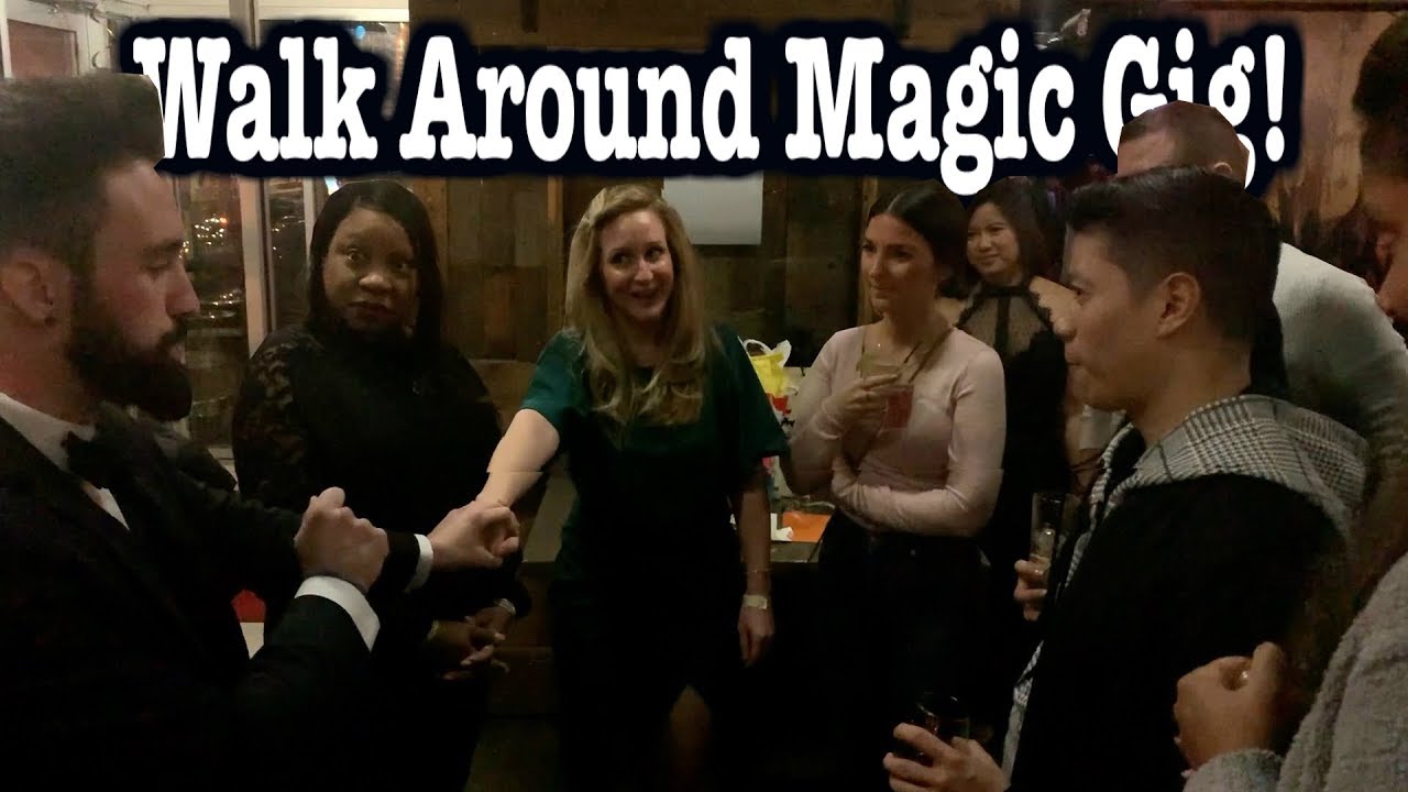 NYC Walk Around Magic at a Gig! - YouTube