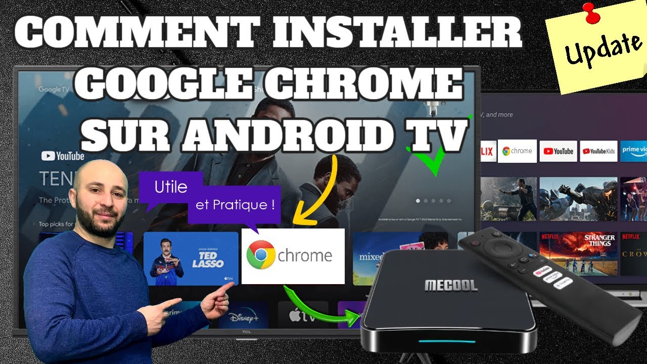 COMMENT INSTALLER GOOGLE CHROME SUR ANDROID TV - YouTube