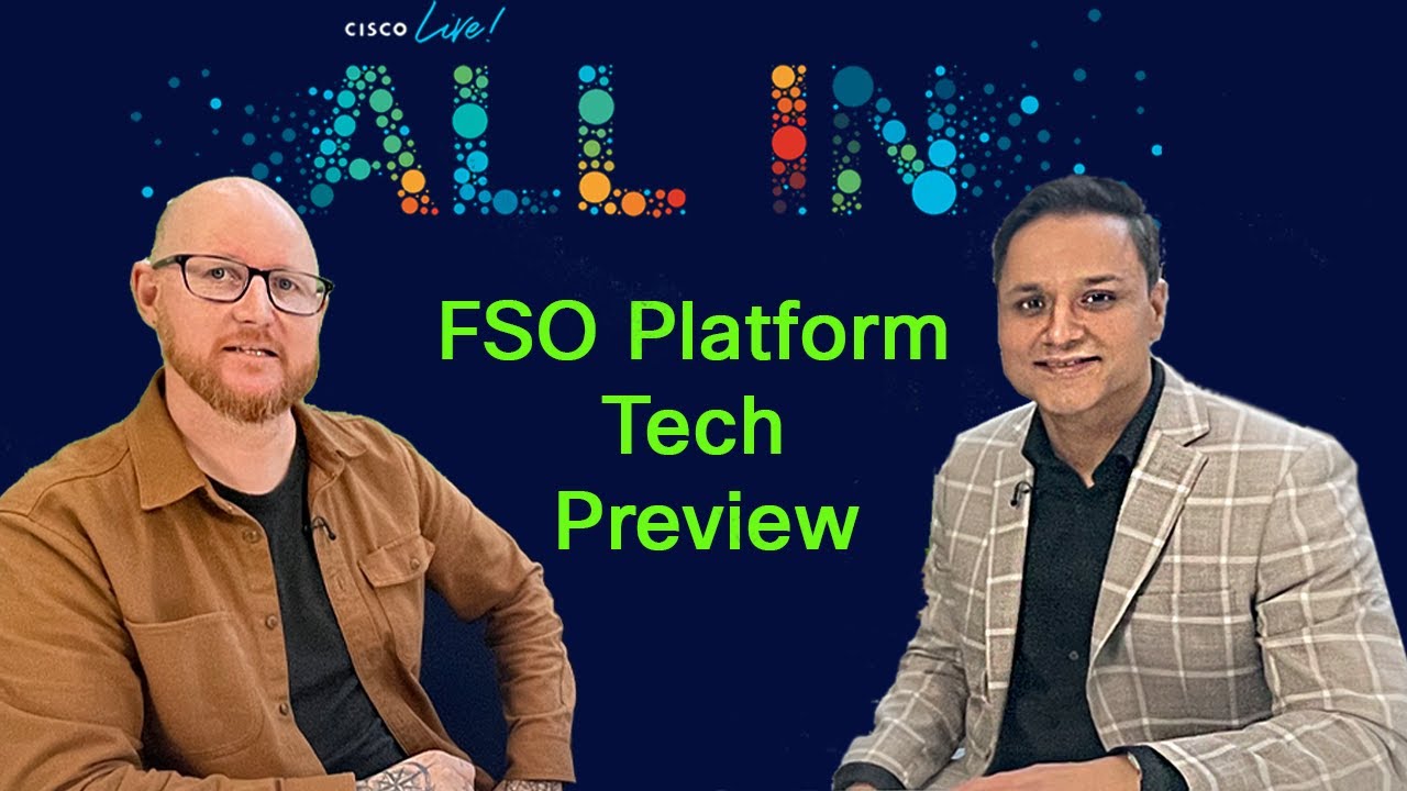 Cisco's NEW FSO Platform Launches Tech Preview - YouTube