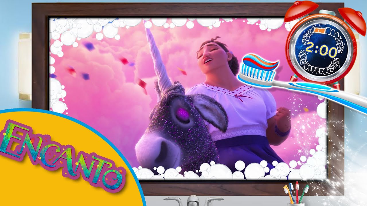 Encanto Luisa 2 Minute Toothbrush timer with Music - YouTube