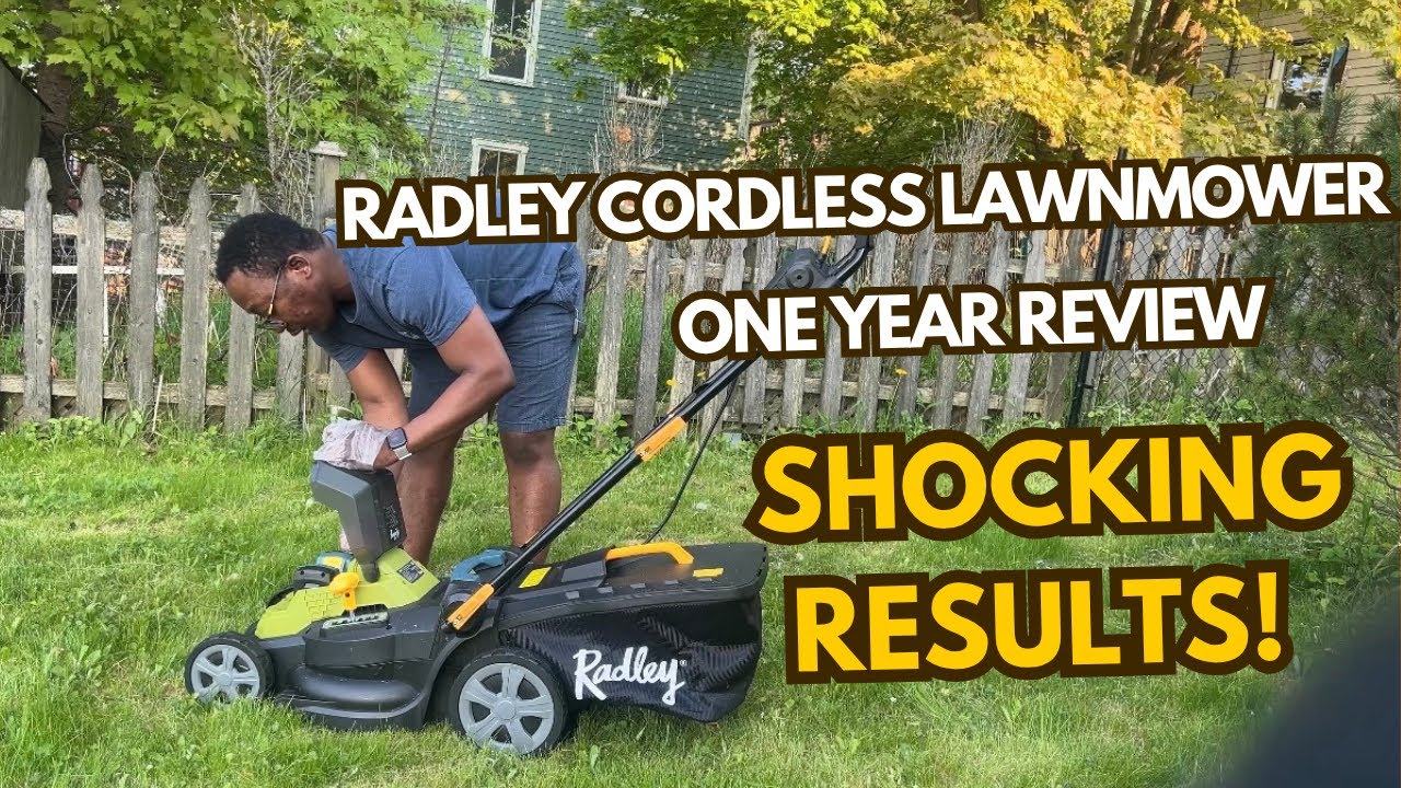 Testing the Radley Cordless Lawnmower Combo Kit After a Year - YouTube