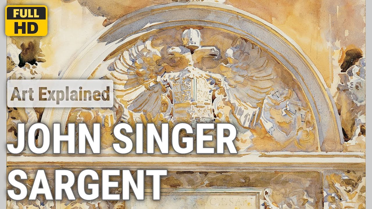 John Singer Sargent: A collection of 10 water color paintings with ...