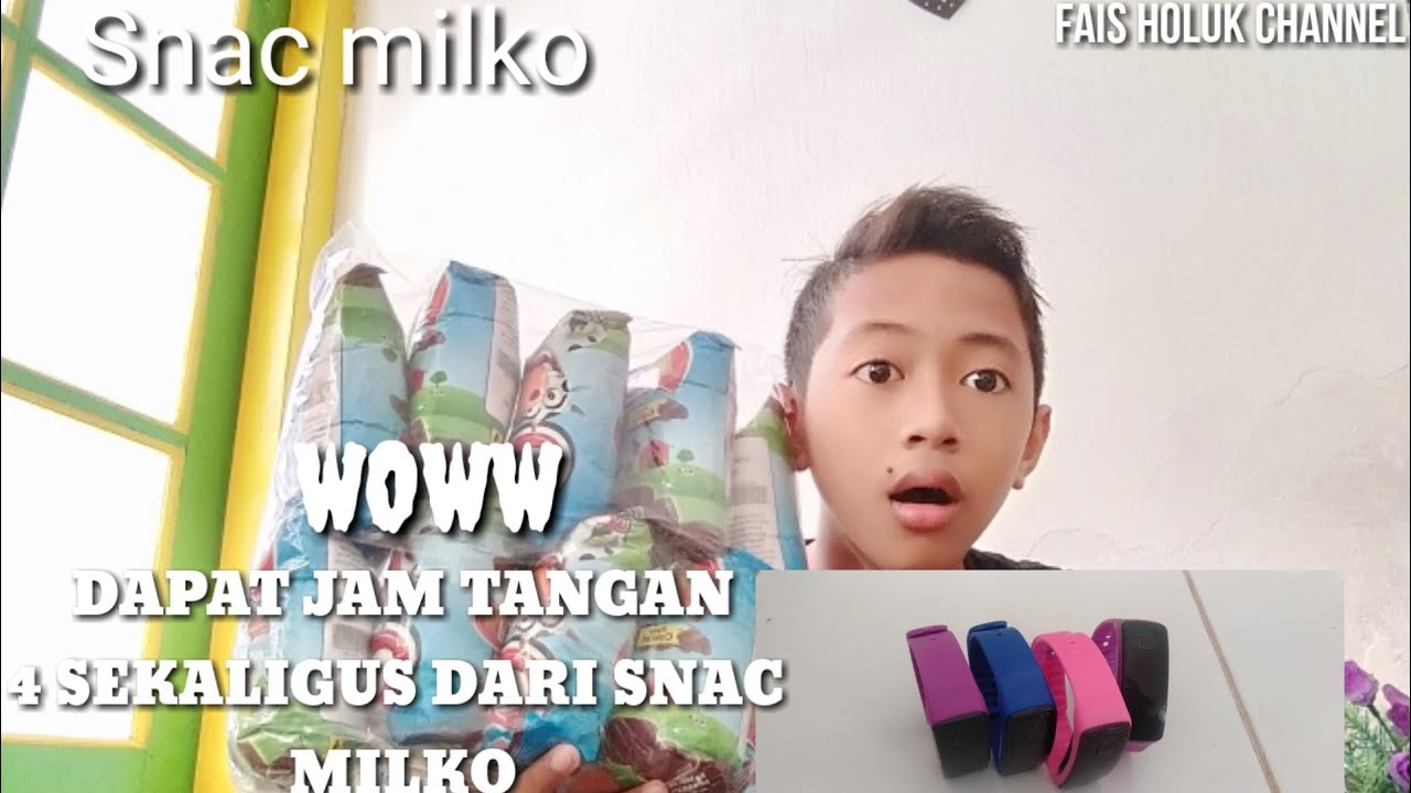 Unboxing Snac milko dapat jam tangan banyak..? - YouTube