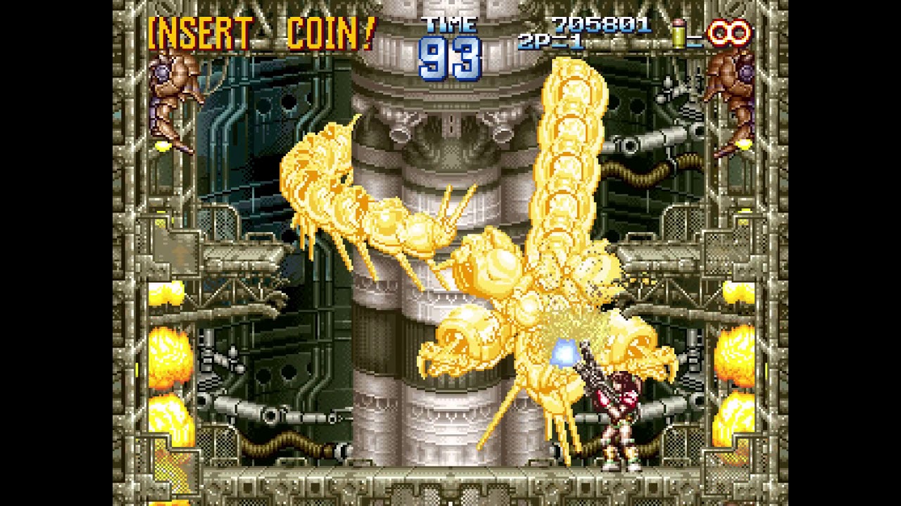 Geo Storm / Gun Force II - Final boss safe spot - YouTube