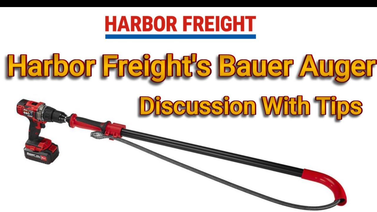 Harbor Freight's Bauer Auger - Discussion With Tips - YouTube
