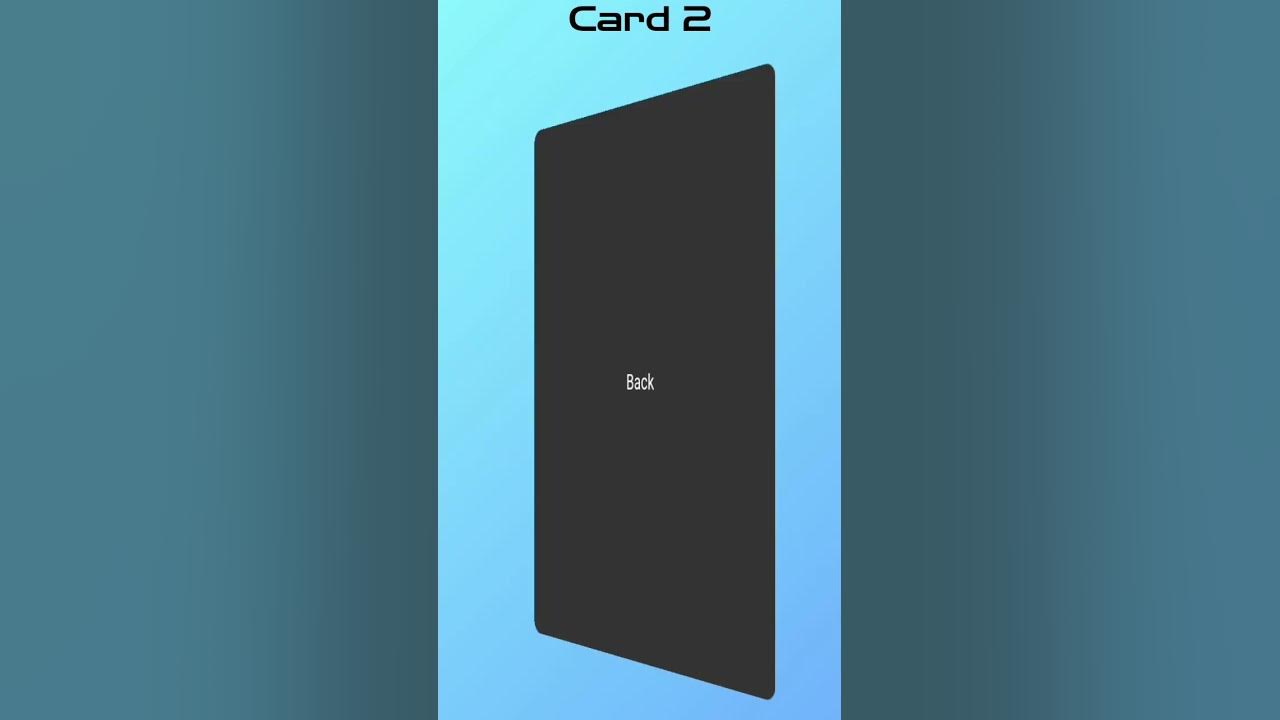 Amazing Cards Using Css Js Html Music Phonk Beats Shorts Animatedcard Youtube