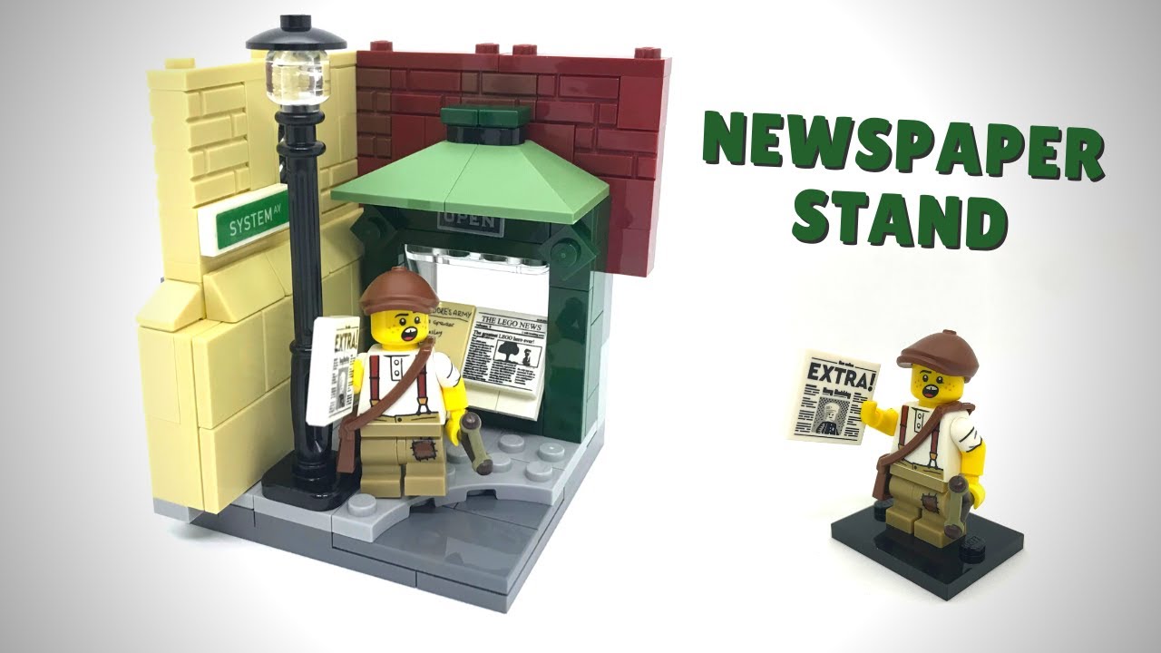 LEGO Newspaper Kid HABITAT - YouTube