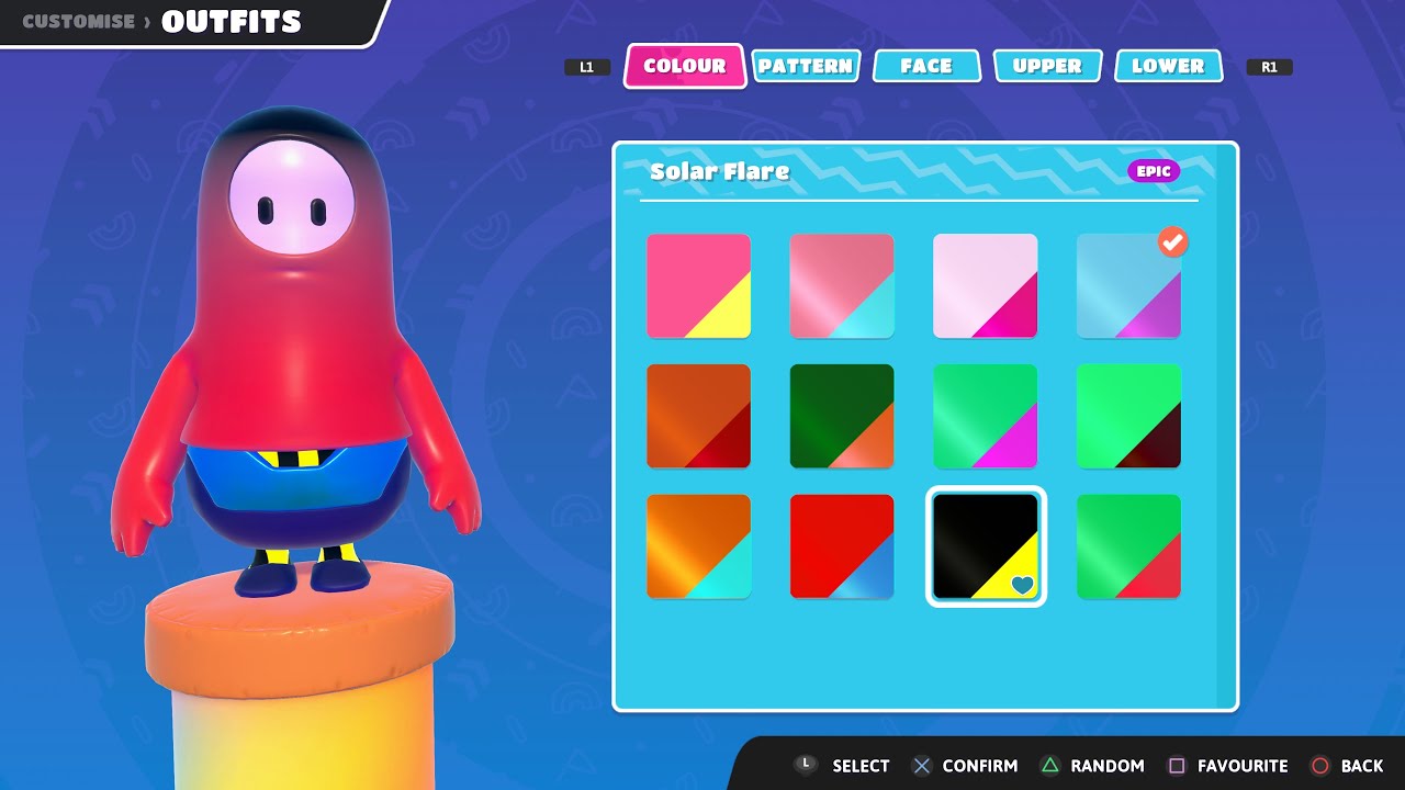 HOW TO CHANGE COLOUR ON GRANDIS SKIN IN FALL GUYS! - YouTube