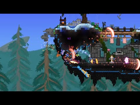 Terraria PvP melee build showcase - YouTube