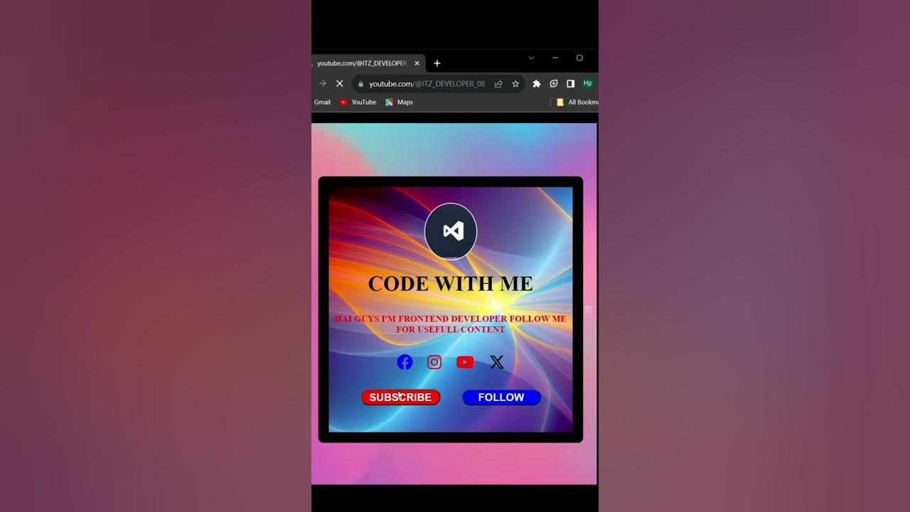 How To Create A Profile Card By Using Html Css Codewithme Trending Shorts Reels Youtube