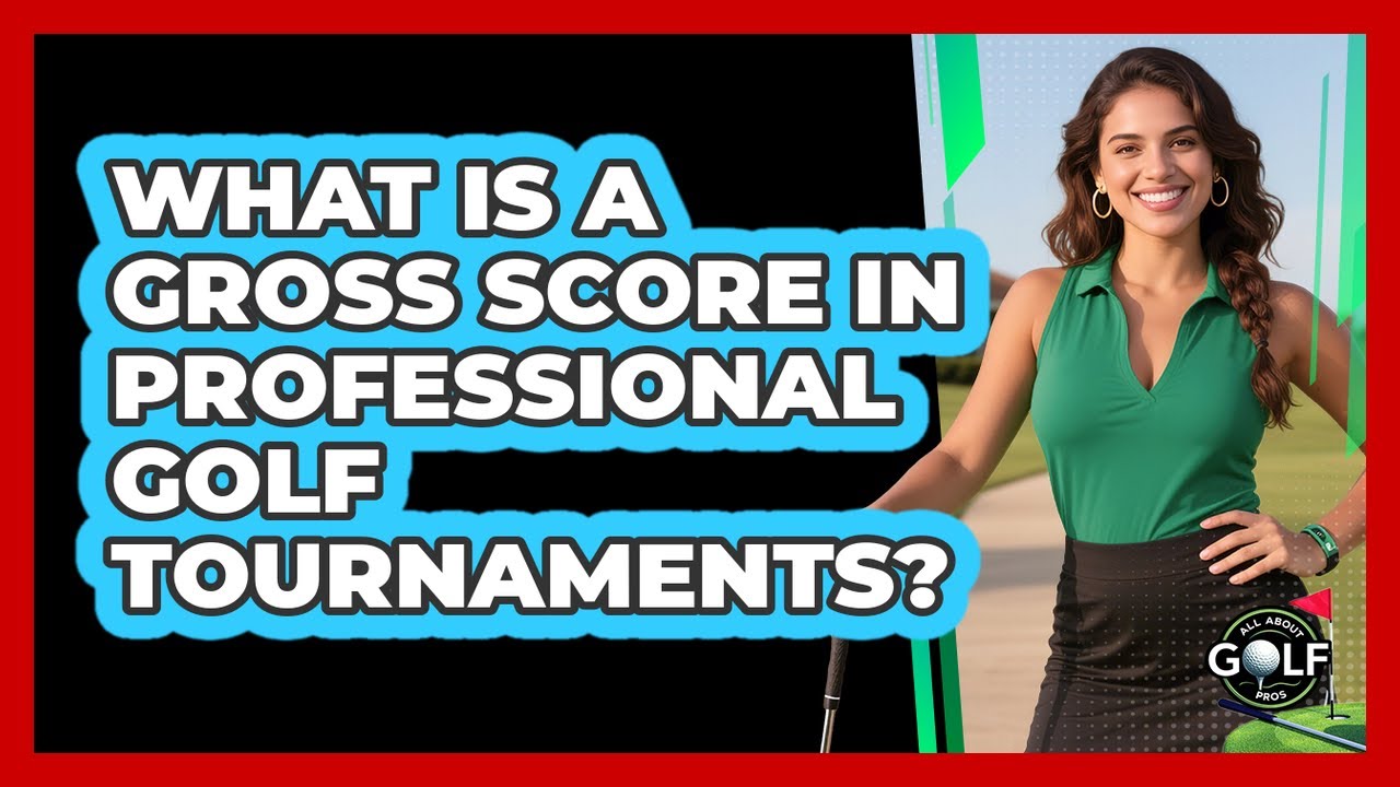 What Is A Gross Score In Professional Golf Tournaments? - YouTube