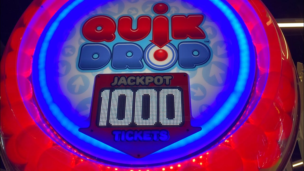 Quik Drop - 1000 Tickets Jackpot Win - YouTube