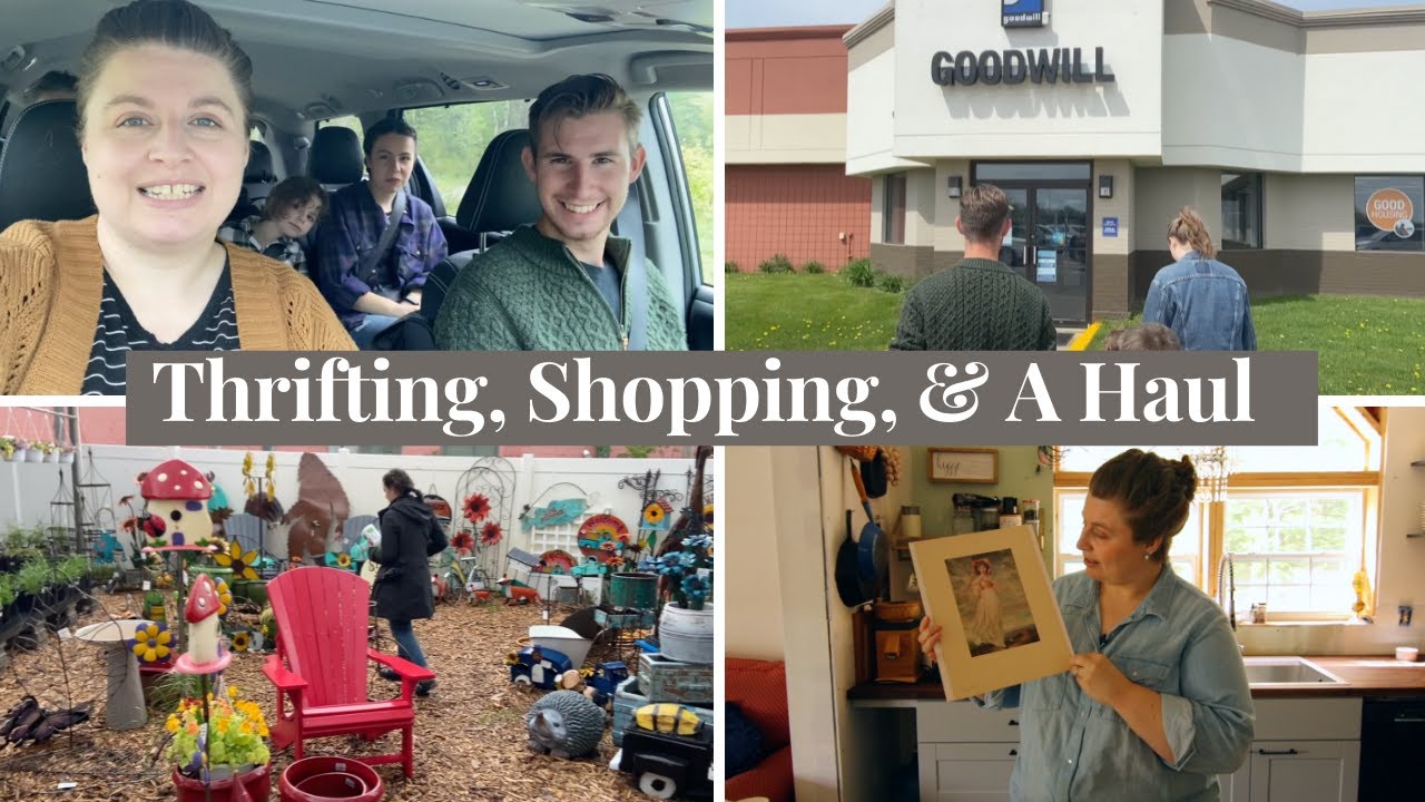 Thrift Store and Haul - YouTube