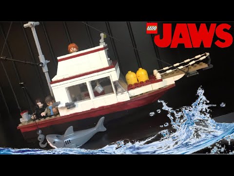 LEGO Jaws Boat (Orca) MOC - YouTube
