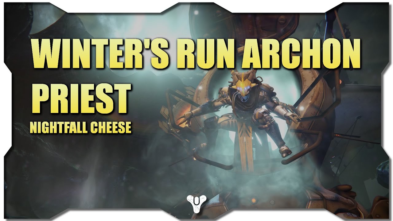 Destiny Winter's Run Cheese! How to Cheese The Archon Priest! - YouTube