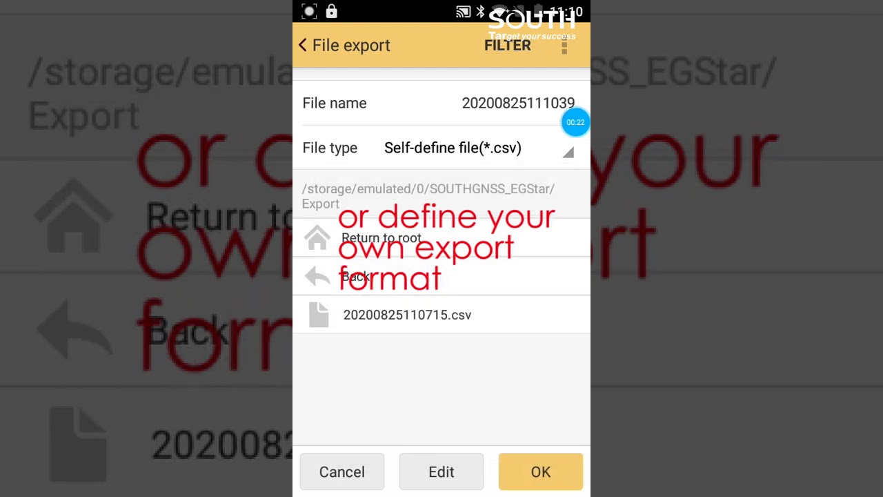 EGSTAR data export - YouTube