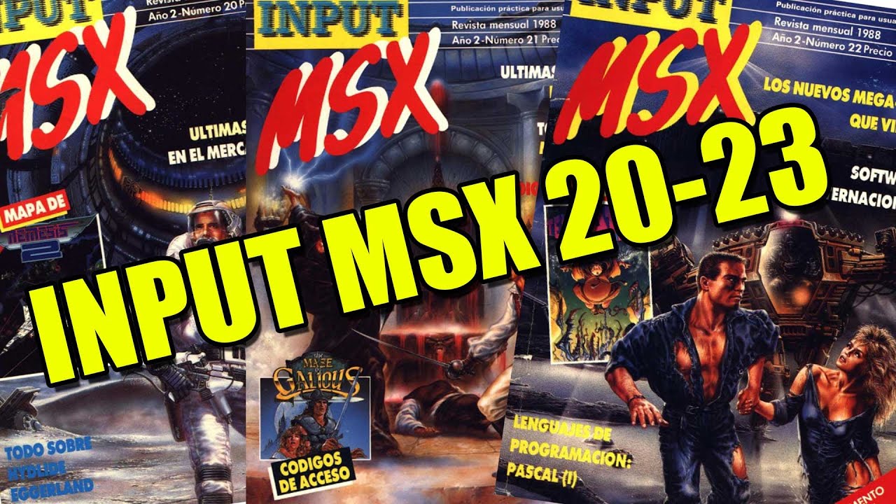INPUT MSX Y MICROS NÚMEROS 20 AL 23 - YouTube