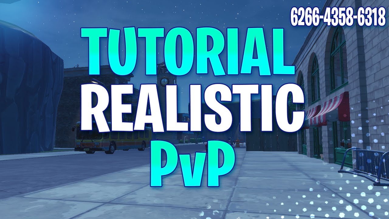 COMO HACER UN *REALISTIC PvP MAP* en FORTNITE CREATIVO / PISOS PICADOS ...