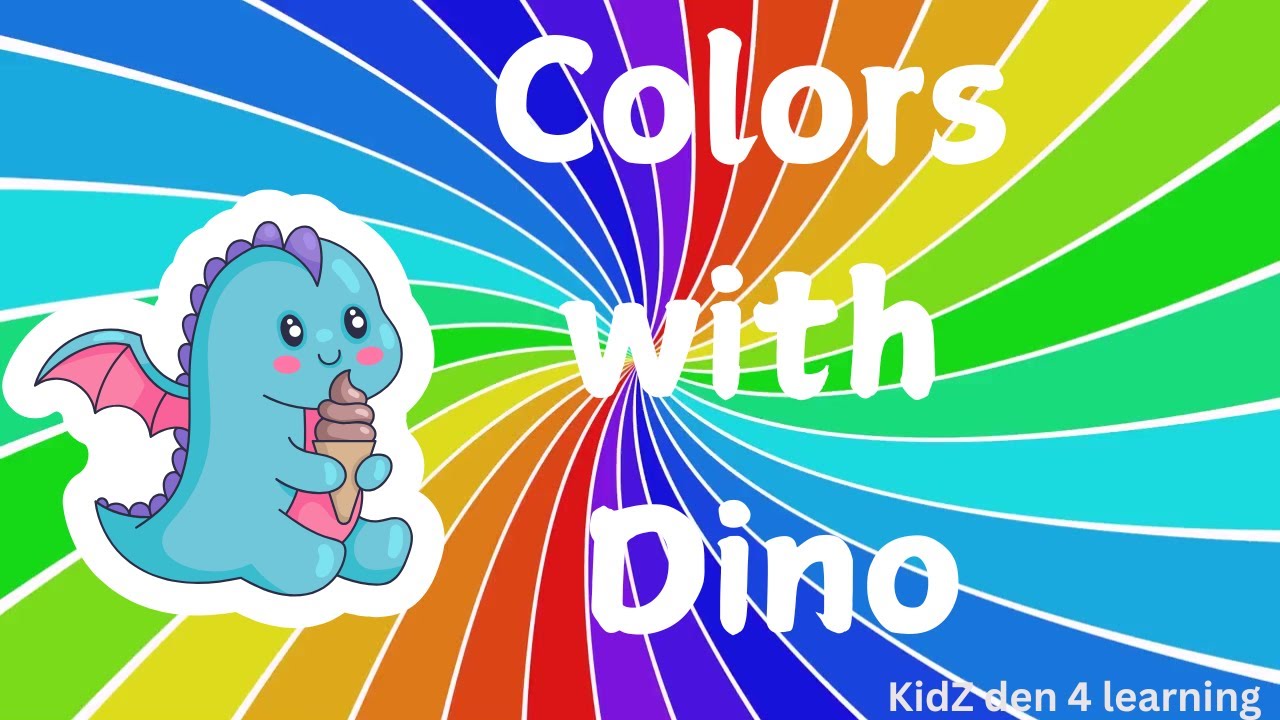 Learn Colors with Dino |learning videos for toddlers| #learningcolors ...