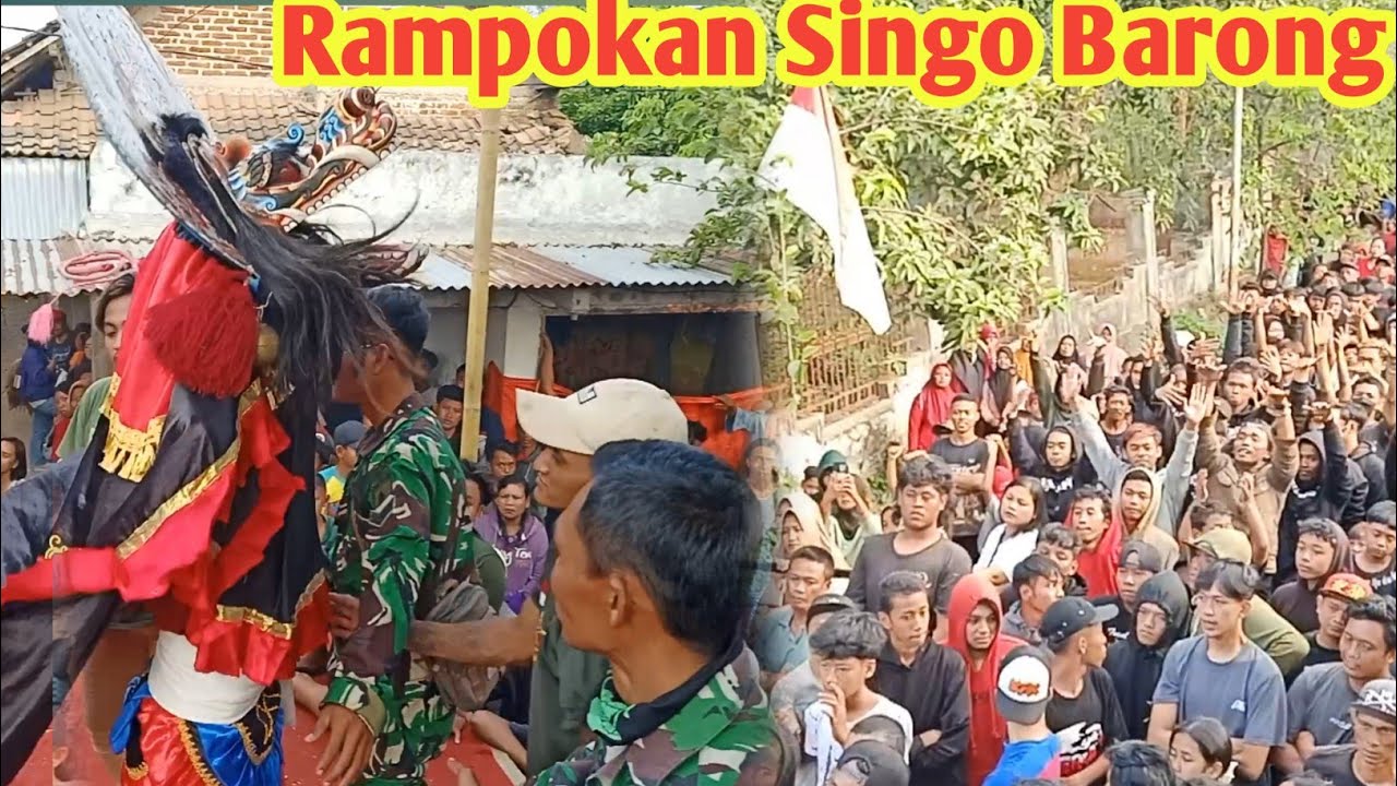 Gegere Singo Barong Jaranan MANGGOLO PUTRO live Beji Cengkok Tarokan ...