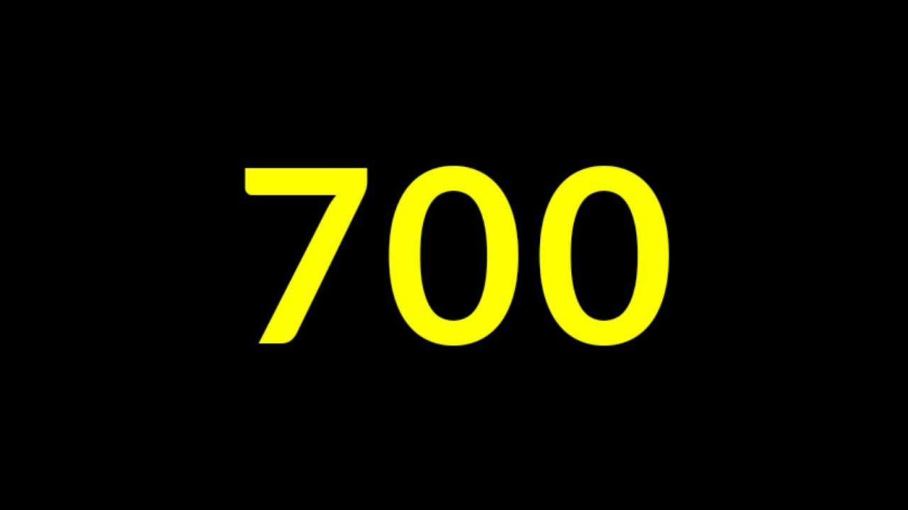 700 Second Countdown Timer With Sound Effect - YouTube