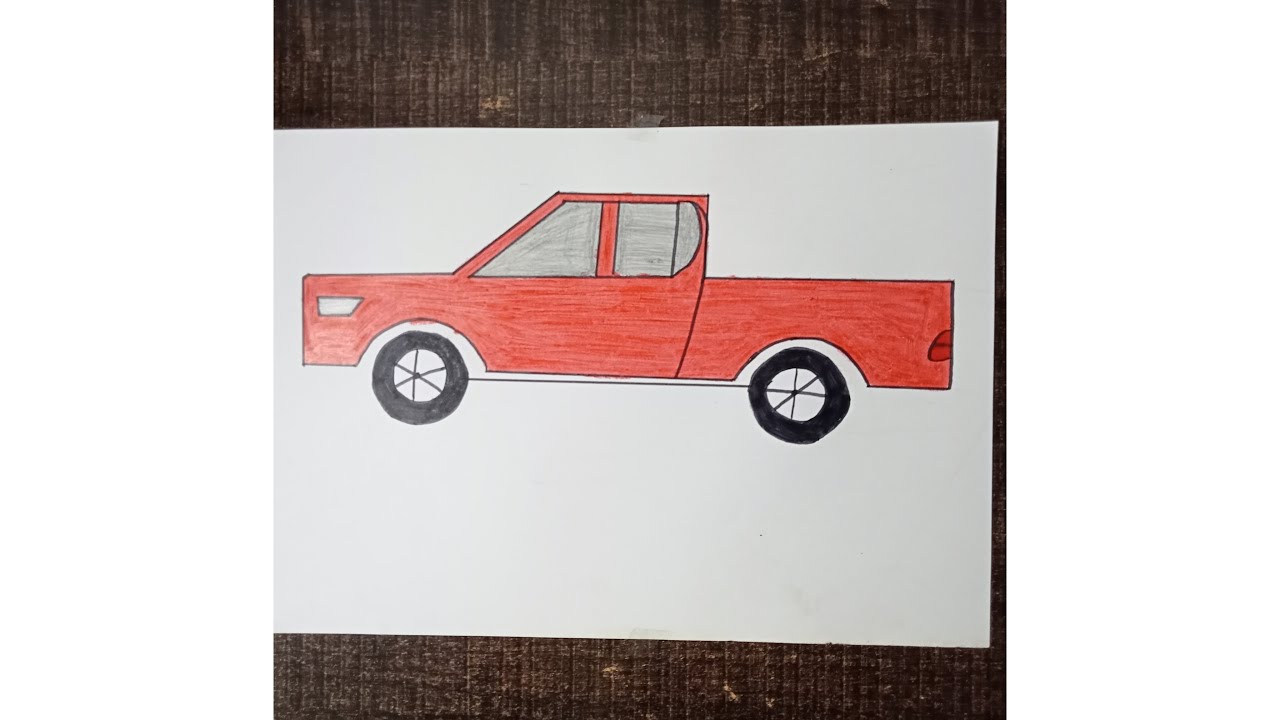 How to draw Revo car drawing | easy drawing | step by step | - YouTube