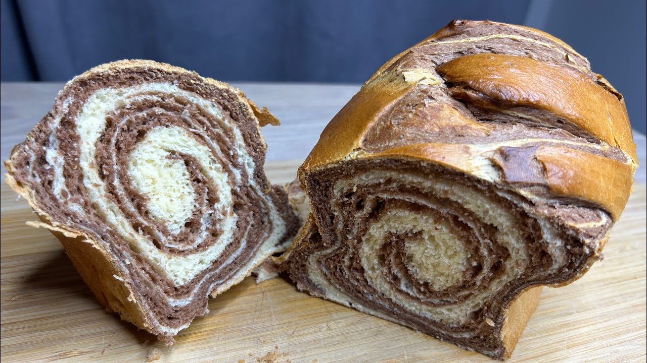 Easy Zebra Bread: Beautiful and Delicious Homemade Bread - YouTube