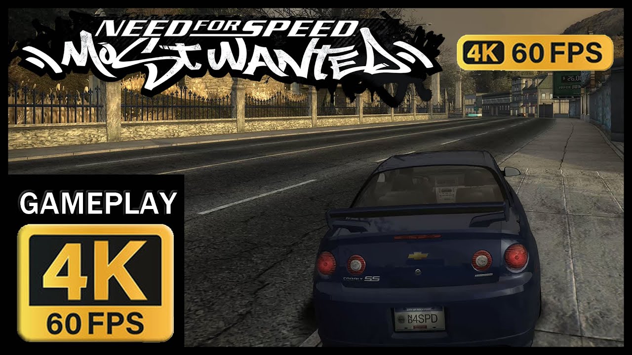 Need for Speed Most Wanted 2005 Gameplay [4K - 60FPS] - YouTube