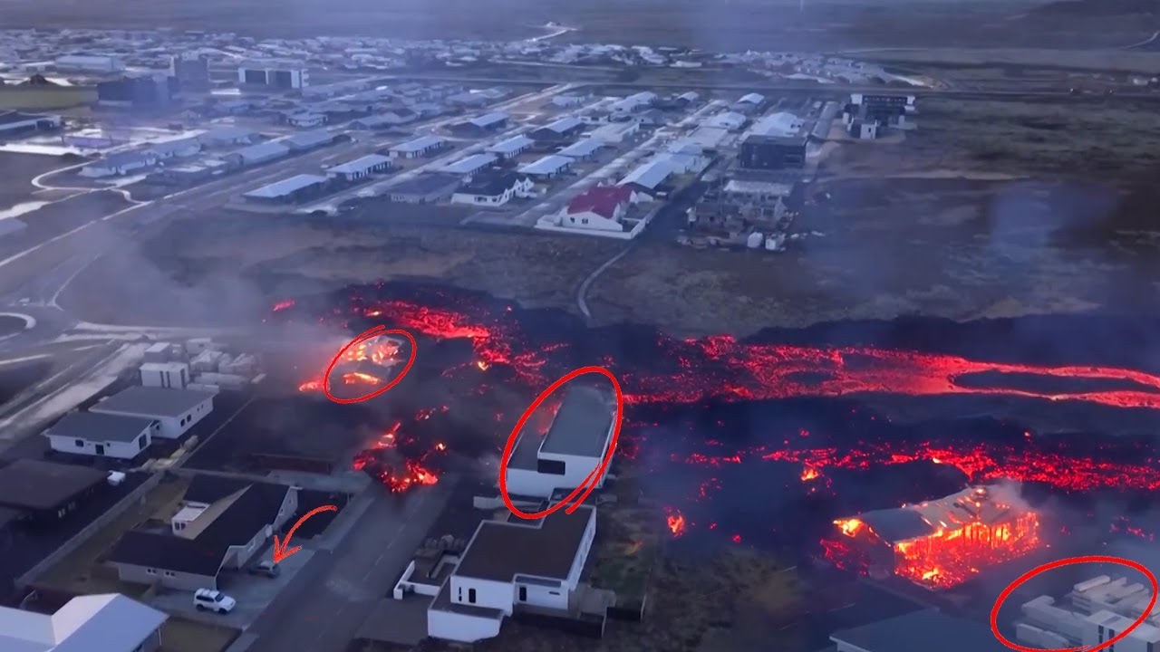 Iceland Volcano Updates.! Lava Pond Burst, Cascades Towards South, Two ...