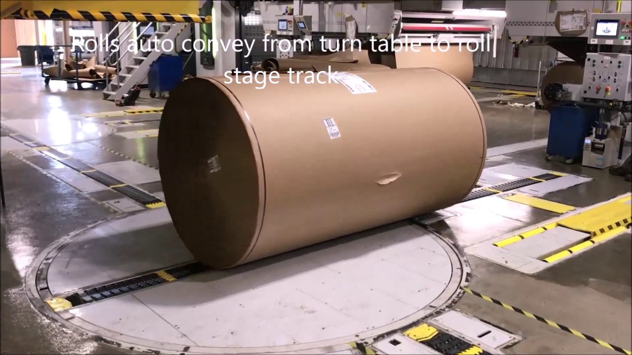 Harmax roll load to 1500fpm BHS unwinds - YouTube