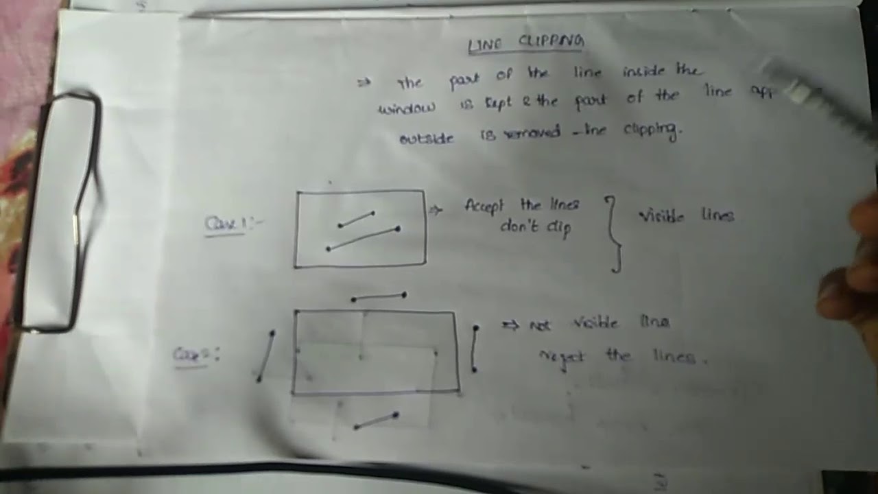 Line clipping in computer graphics - YouTube