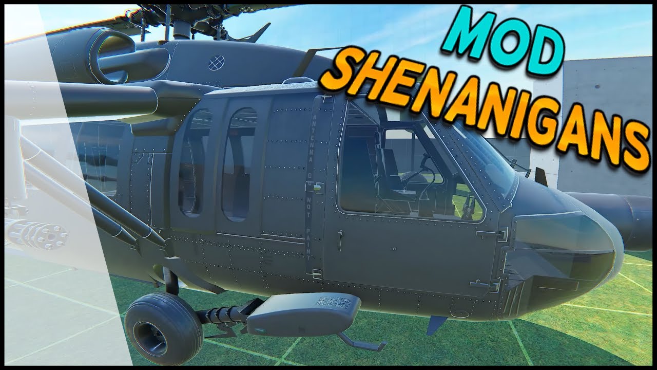 Bonelab - Mod Shenanigans - Working Blackhawk - YouTube