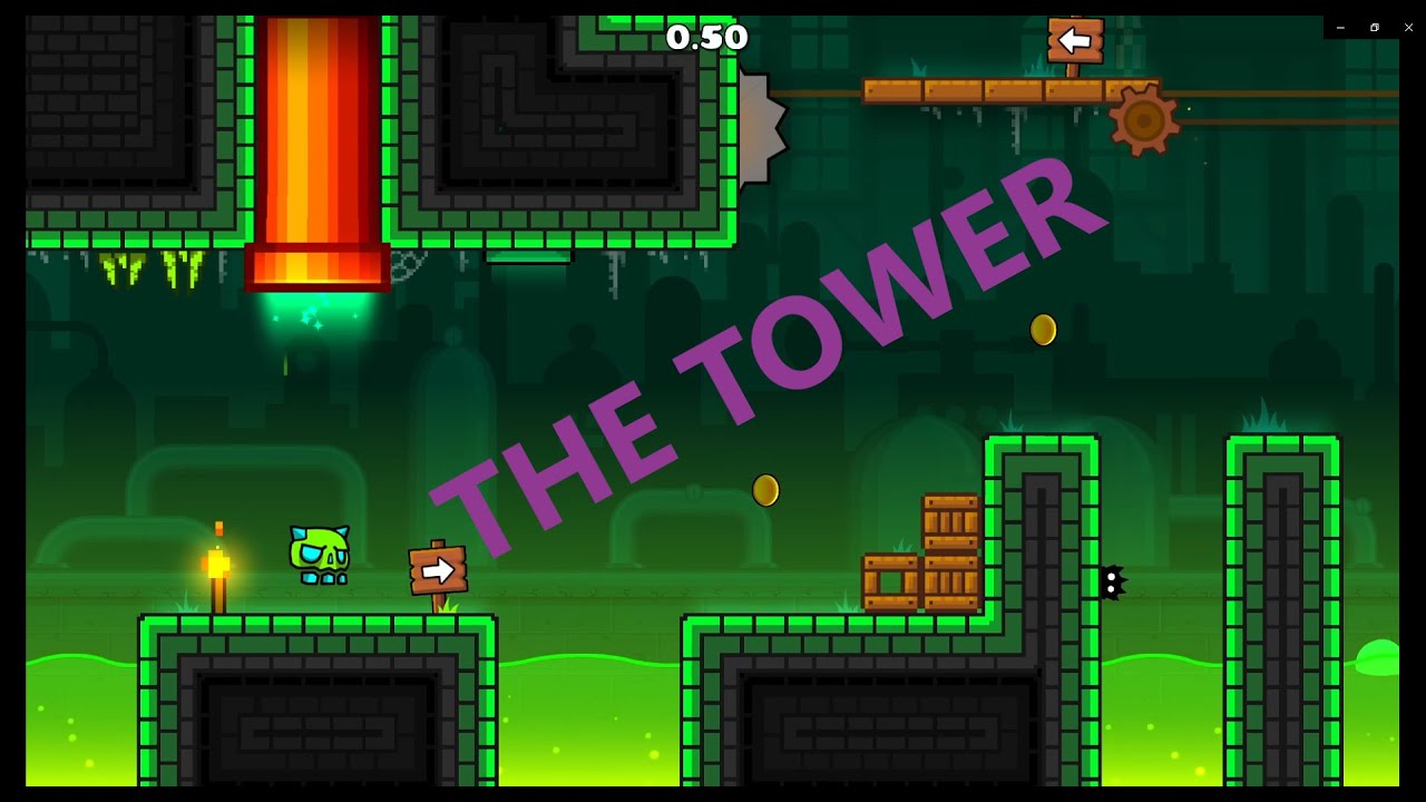 Geometry Dash: Dash and The Tower - YouTube