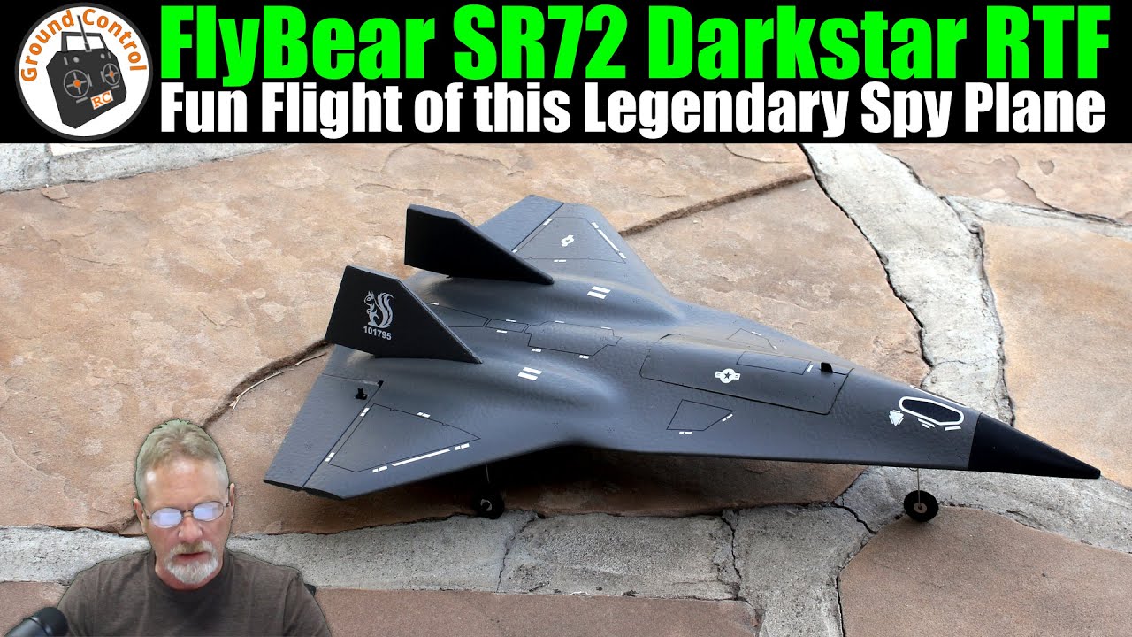Fun Flight of this Legendary Spy Plane | FlyBear FX9672 SR-72 Darkstar ...