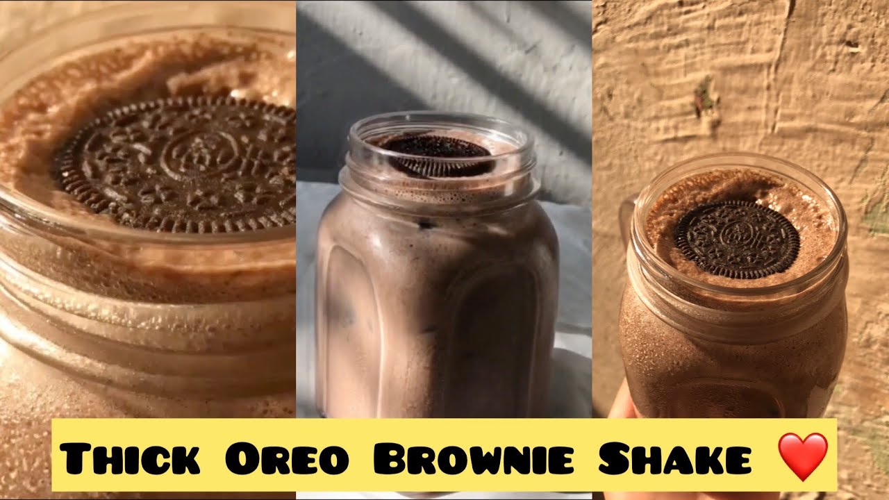 Thick Oreo Brownie Shake | Easy Shakes Recipe | Summer Drinks | S ...