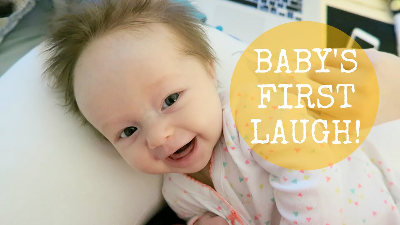 BABY'S FIRST LAUGH! - YouTube