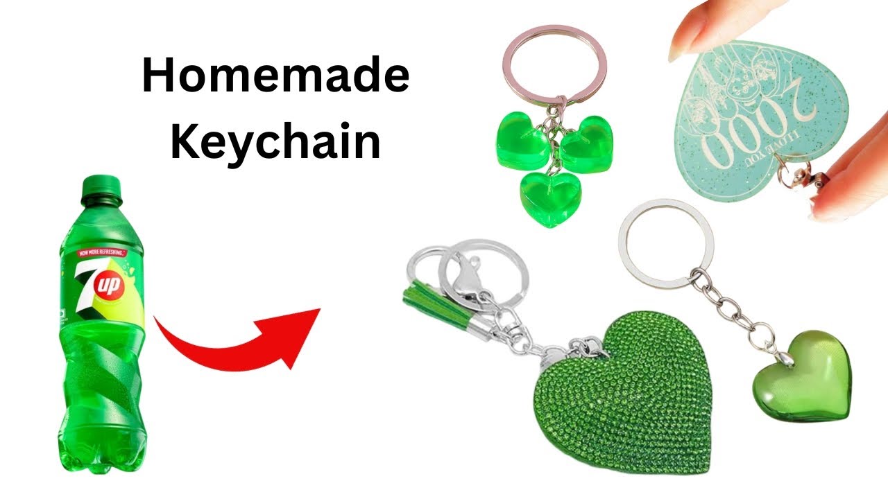 Easy Diy Homemade Keychain at Home || How to make a keychain at home ...