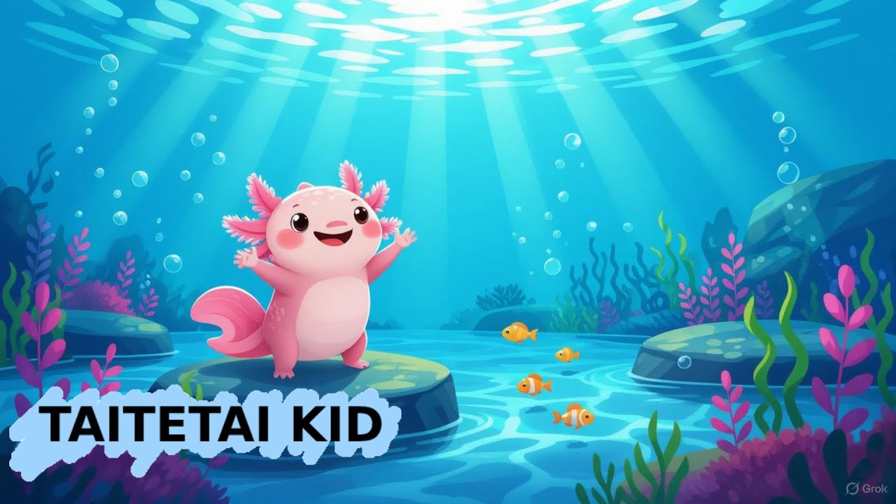 Gilly Gilly Axolotl - Fun Animated Music Video for Kids - Children's ...