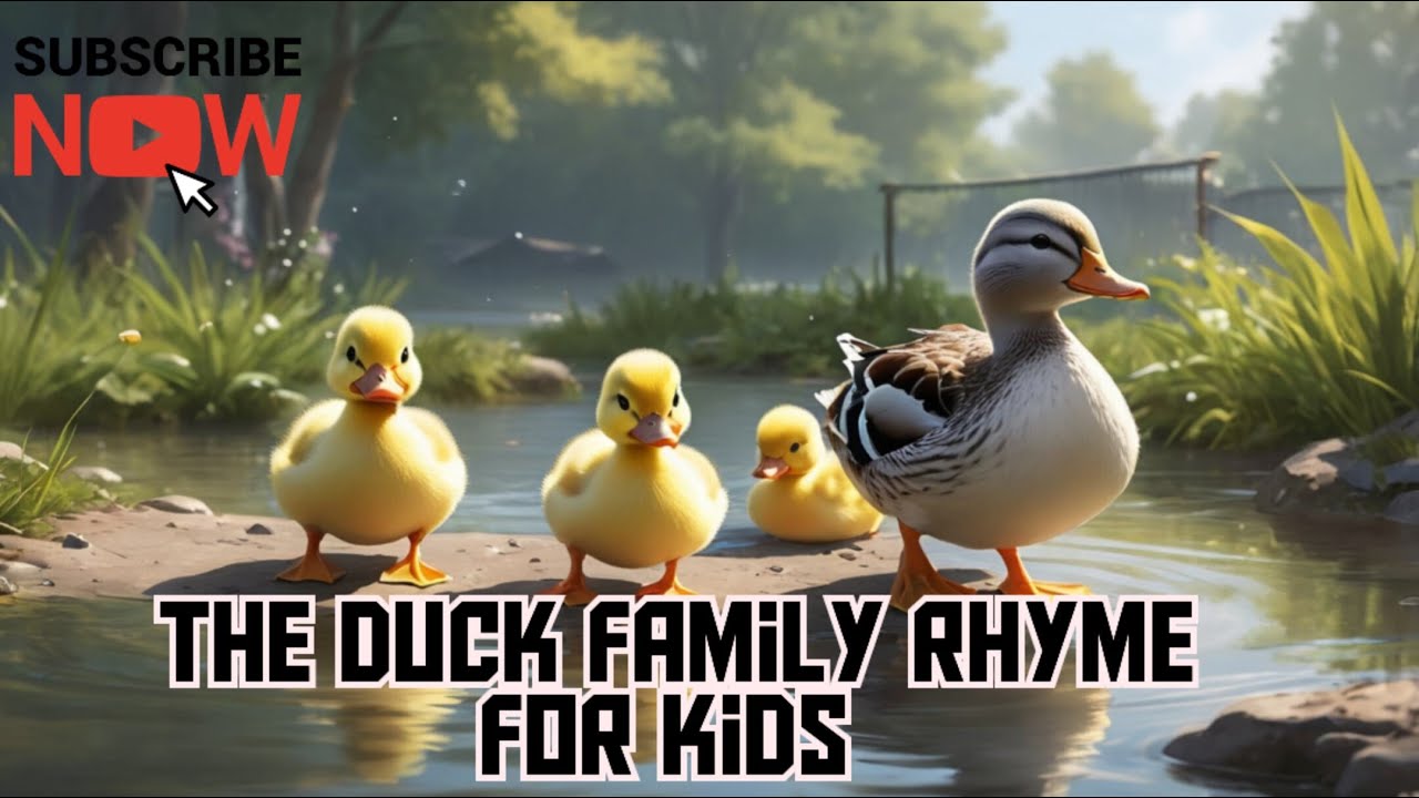 Duck song for kids l nursery rhymes & kids song l baby songs l rhymes ...