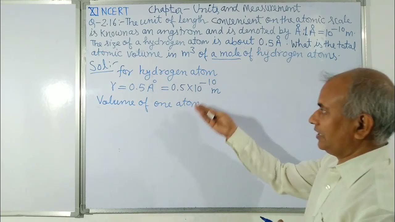 The unit of length convenient on the atomic scale is known as an ...