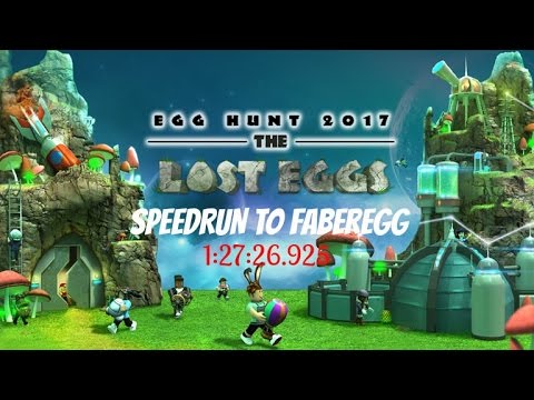 ROBLOX - Egg Hunt 2017 SPEEDRUN TO FABEREGG 1:27:26.925