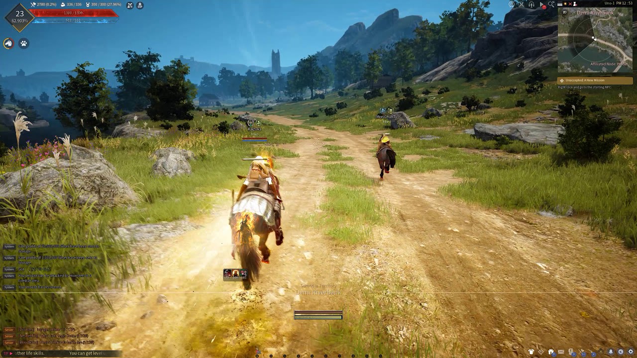 BDO DOOM HORSE SKILLS - YouTube