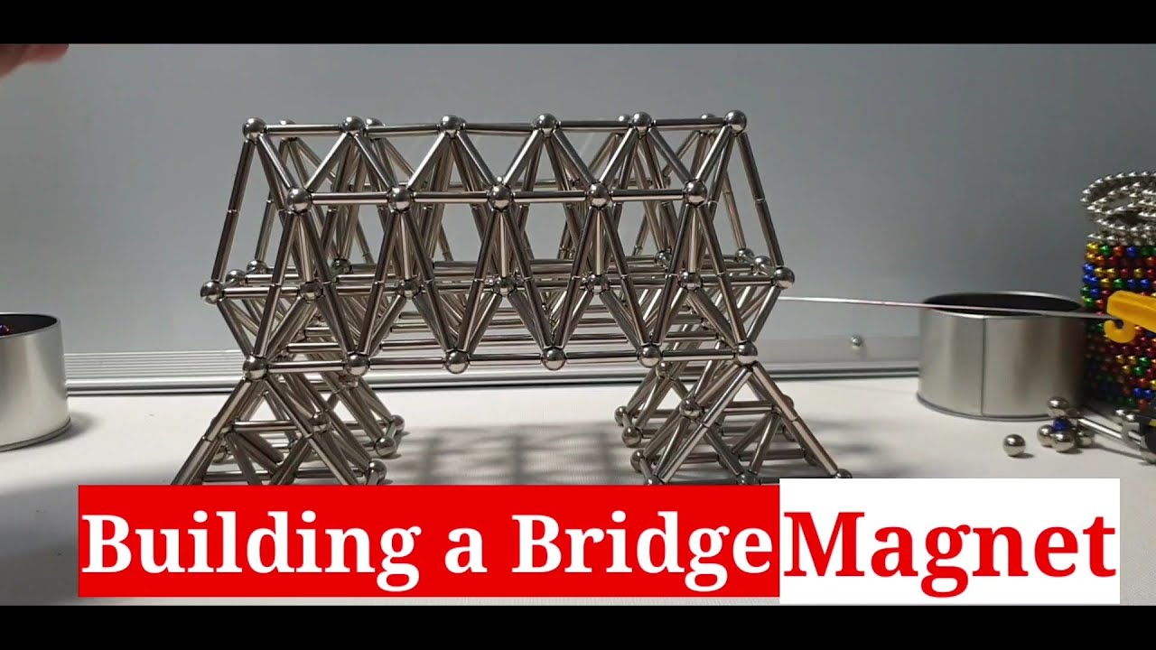 Magnet Bridge Building - YouTube