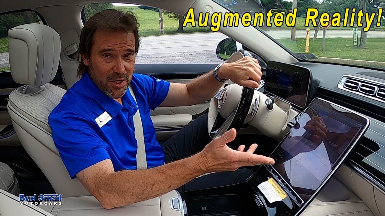 2021 Mercedes-Benz S580 - Augmented Reality Navigation System Demo ...