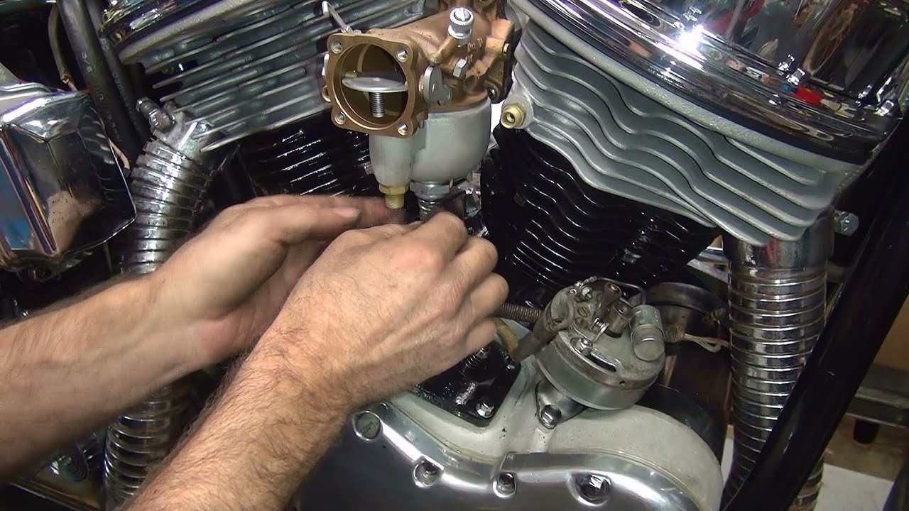 1965 panhead #157 74ci flh motor rebuild and bike repair harley by ...