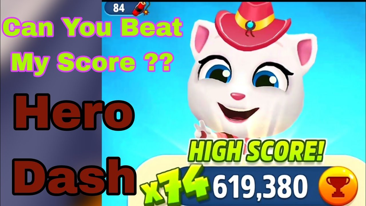 Talking Tom Hero Dash | A New World Record Can You Beat My Score | All ...