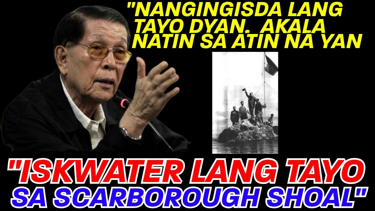 ISKWATER LANG TAYO SA SCARBOROUGH SHOAL SABI NI JPE - YouTube