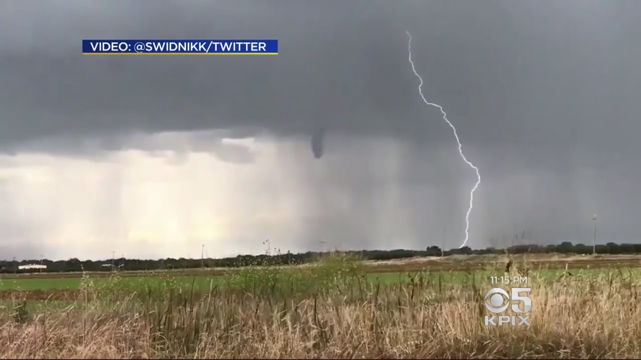 Freak Storm Brings Hail, Snow And Lightning To Northern California ...