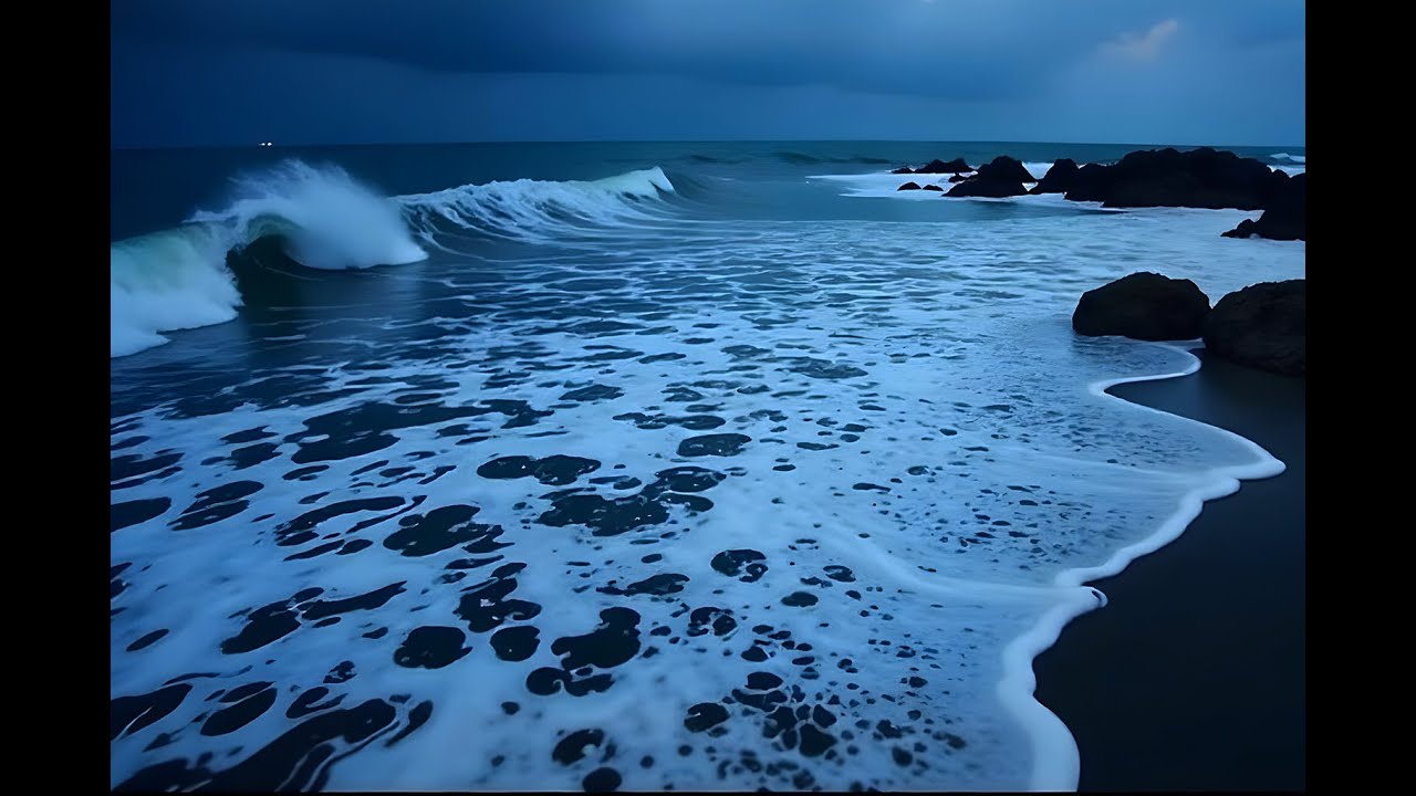 The Most Relaxing Waves Ever, Ocean Sounds to Sleep, Calming beach wave ...
